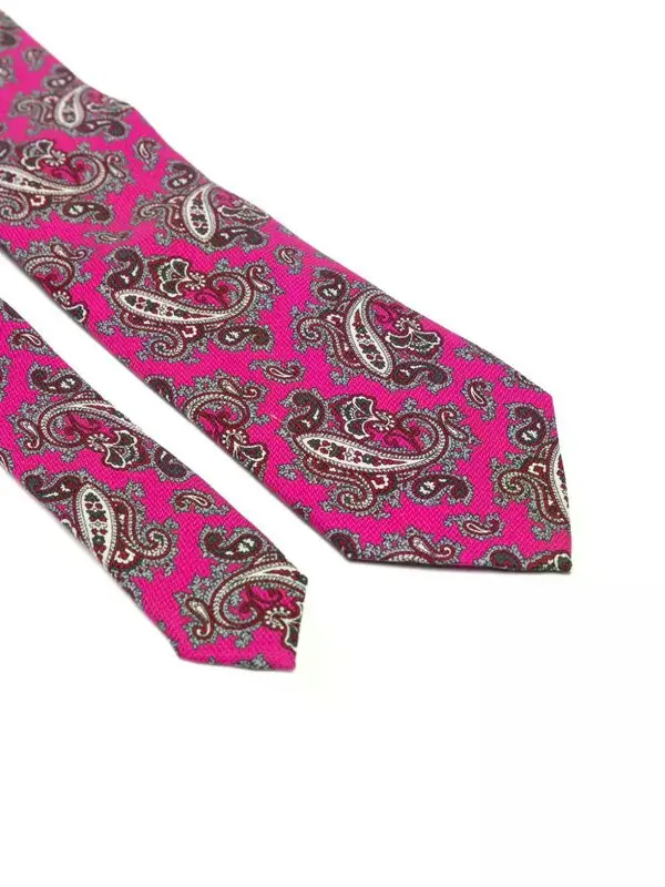 GABRIELE PASINI Paisley Print Silk Tie