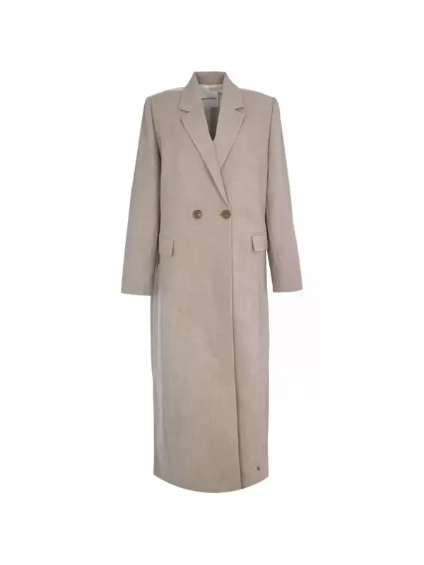 Bouguessa Alison Double-breasted Blazer - Neutrals