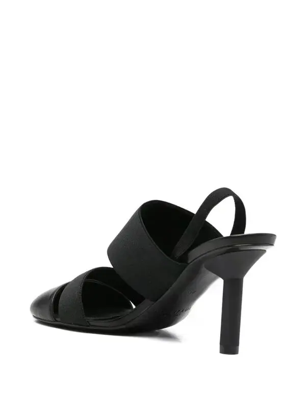 ALAINPAUL Slingback Elasticated-strap Heeled Pumps