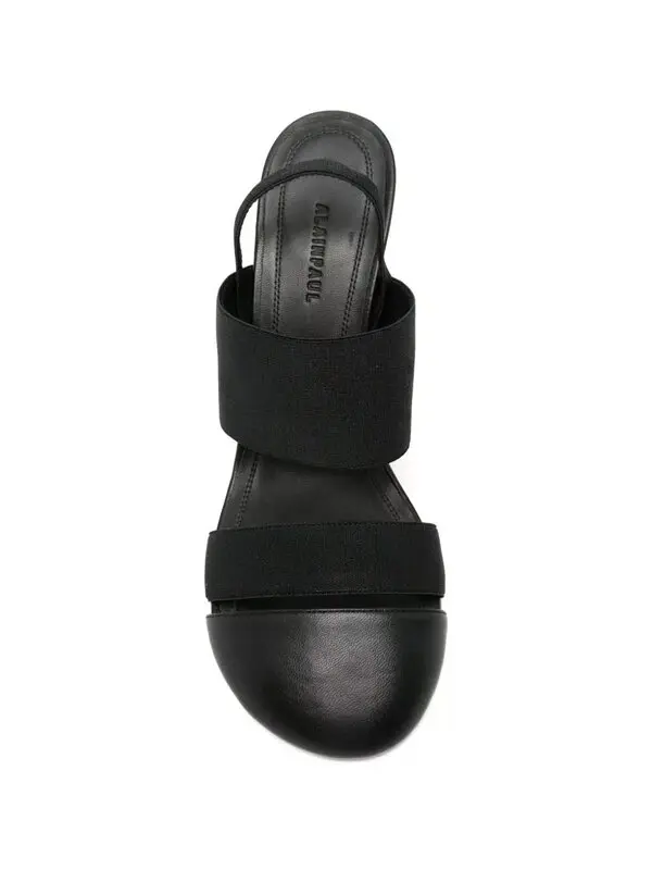 ALAINPAUL Slingback Elasticated-strap Heeled Pumps
