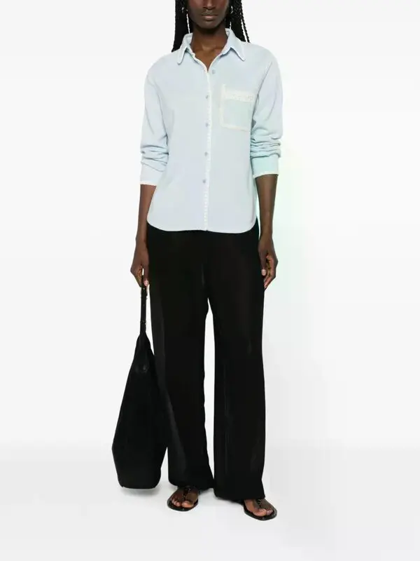 KUJTEN Amina Embroidered Trim Cardigan