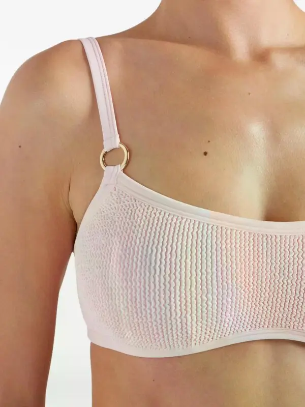 Hunza G Iris Crinkle-effect Bikini - Pink