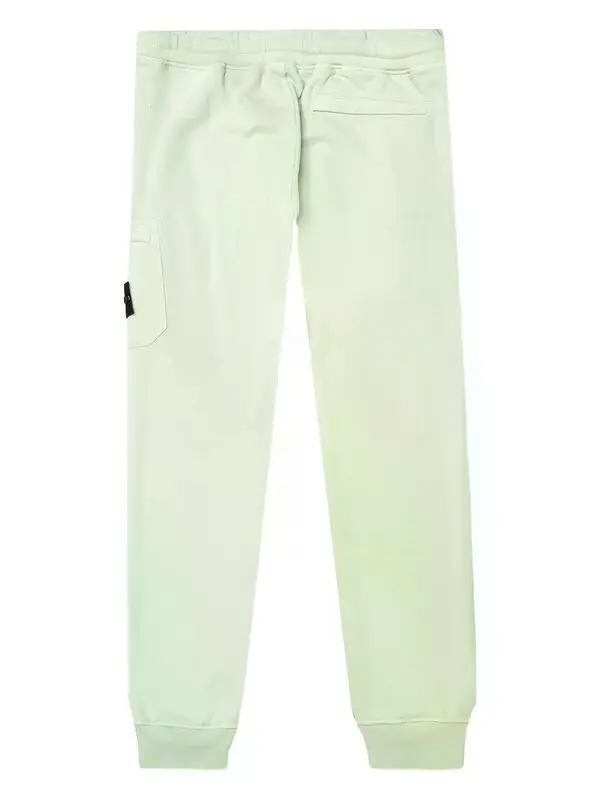 Stone Island Cargo Trousers With Patch Pockets - Green