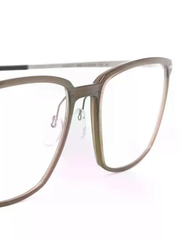 SILHOUETTE Square Frame Eyeglasses - Brown