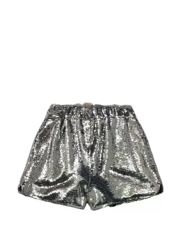Simone Rocha Sequin Embellished Shorts - Silver