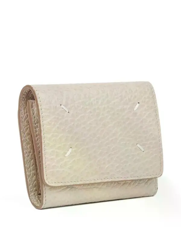 MAISON MARGIELA Four Stitches Zip Wallet - Neutrals