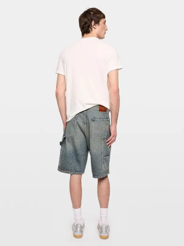 Zadig&Voltaire Perys Denim Bermuda Shorts - Medium Blue