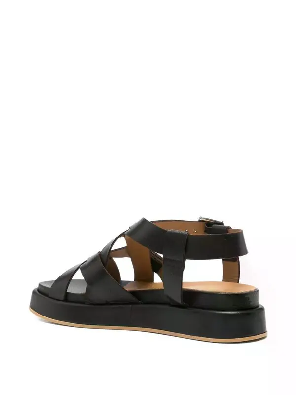 ANNA F. Crossover Strap Sandals