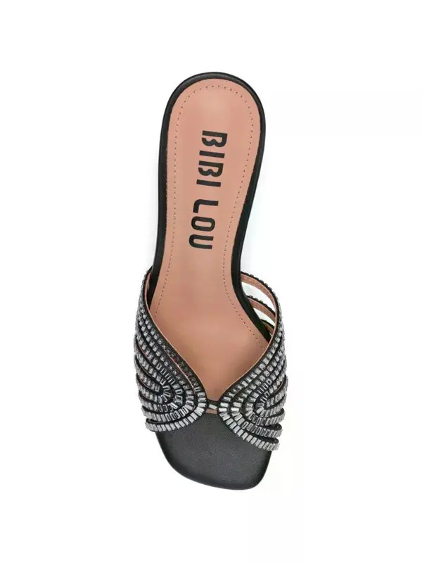 BIBI LOU Serabi Crystal-embellished Caged Sandals