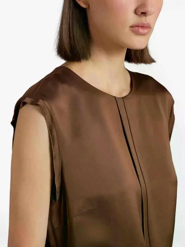 GLANSHIRT Belted Midi Dress
