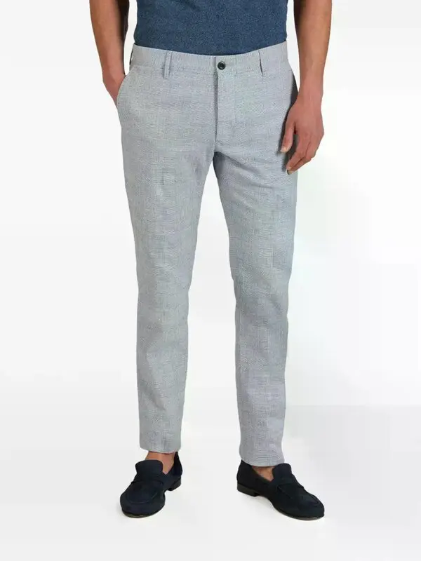 SLOWEAR Prince Of Wales Check Tailored Trousers