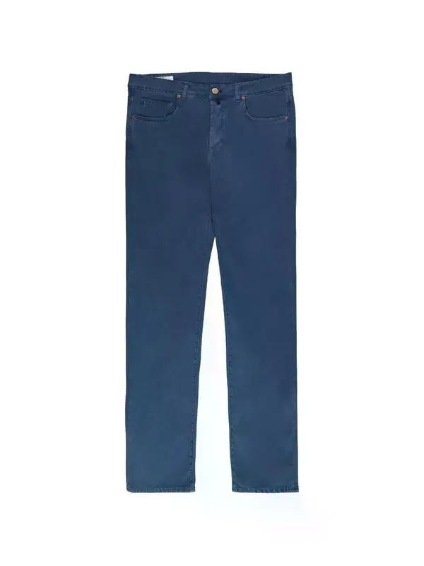 Incotex Dark Five-pocket Slim Fit Trousers