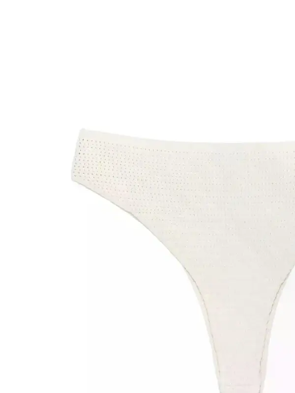 ELOU Ora Crochet-knit Bikini Bottoms