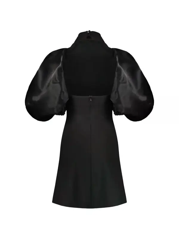 ELLERY Balloon Sleeve High Neck Mini Dress