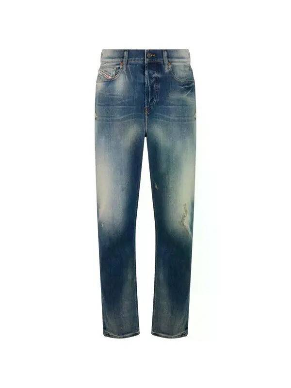 DIESEL® Faded Distressed Jeans