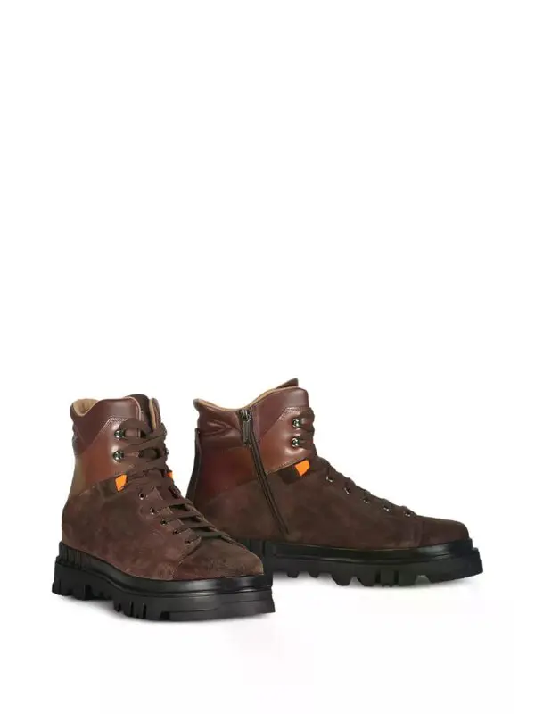 Santoni Panelled Boots