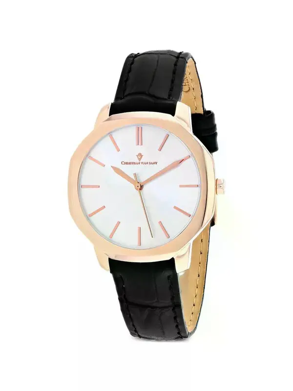 CHRISTIAN VAN SANT Octave Slim 37mm Watch - Silver