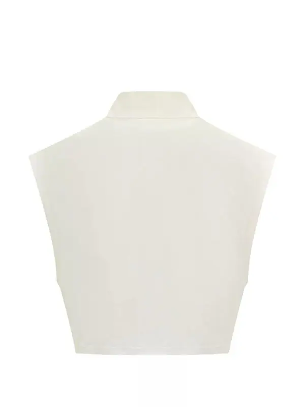 Palm Angels Logo Embroidered Boxy Top