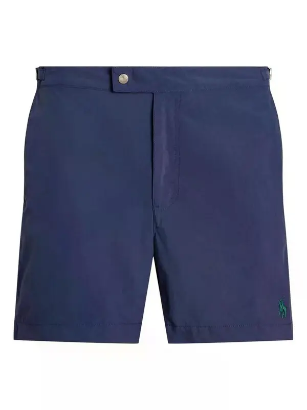 Polo Ralph Lauren Monaco Mid-rise Swim Shorts - Blue