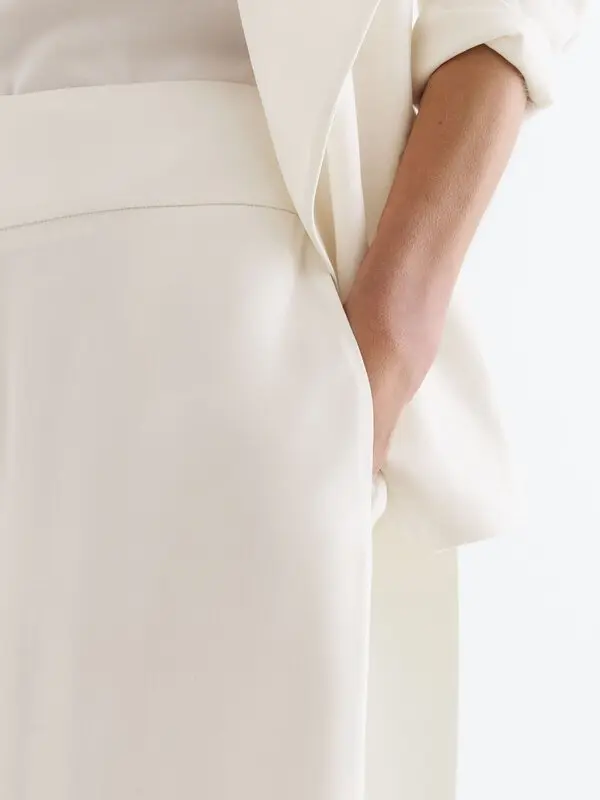 REISS Clover Wide-leg Suit Trousers