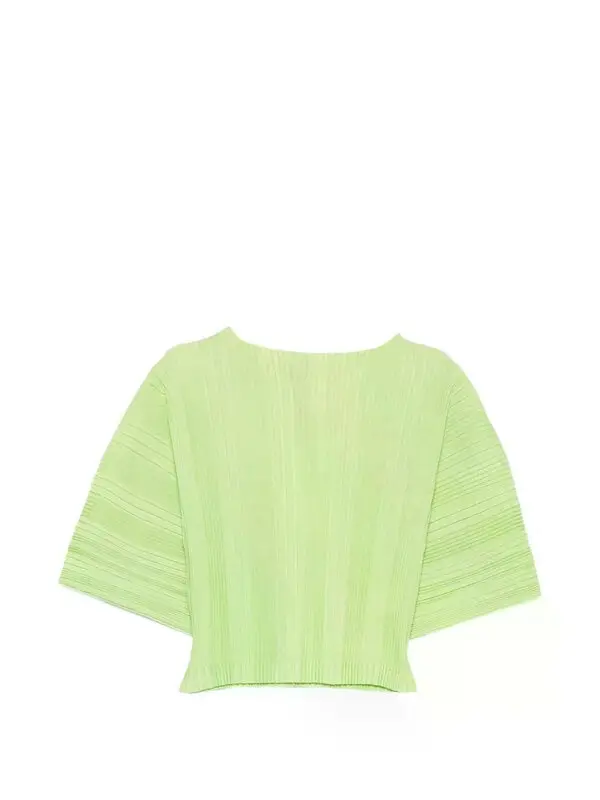 Issey Miyake Pleated Cropped Top