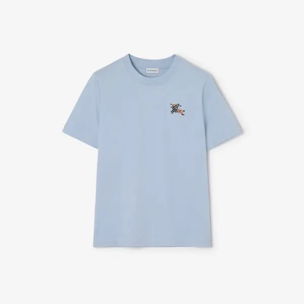 Burberry Knight Check Cotton T-shirt
