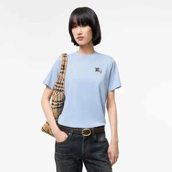 Burberry Knight Check Cotton T-shirt