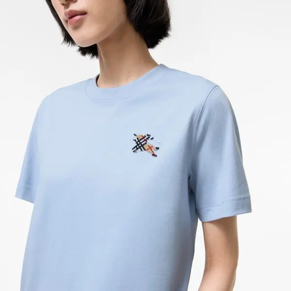 Burberry Knight Check Cotton T-shirt