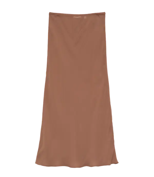 DÔEN Long Skirt Slip - Carob