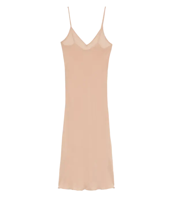 DÔEN Long Deep V-neck Slip - Sand Dollar