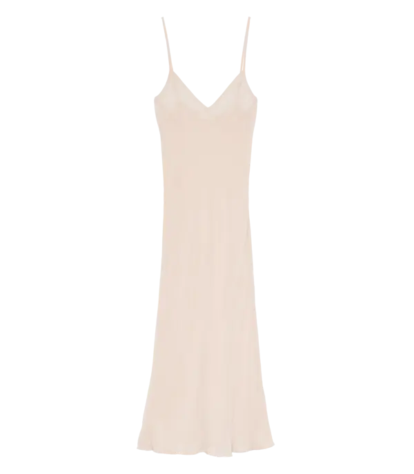 DÔEN Long Deep V-neck Slip - Conch