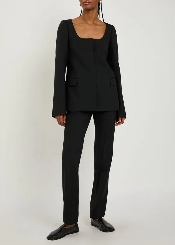 Calvin Klein Erin Straight-leg Wool Trousers