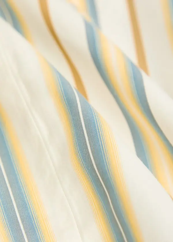 Thierry Colson Bianca Striped Cotton-poplin Blouse