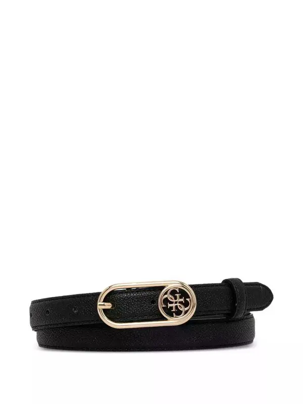 Guess Logo Buckle Belt - Black
