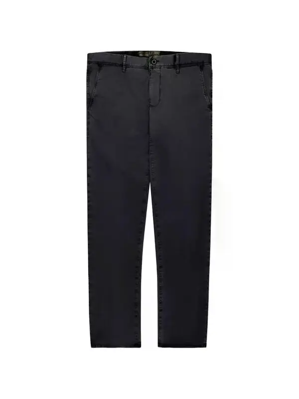 Incotex Gabardine Slim-fit Trousers - Black