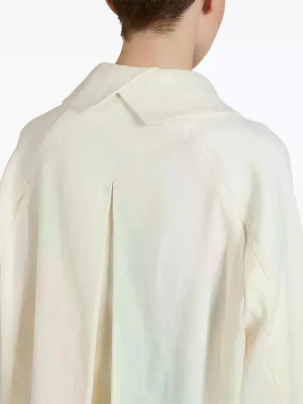 SLOWEAR Pleat-detail Wide-fit Jacket