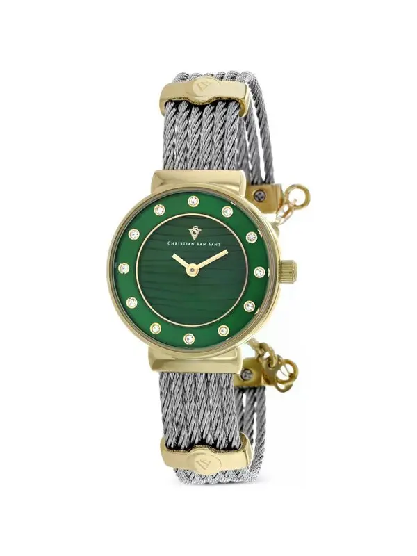 CHRISTIAN VAN SANT Cavo 28mm Quartz Watch - Green