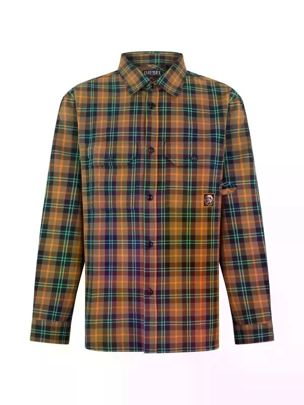 DIESEL® Checked Long-sleeve Shirt