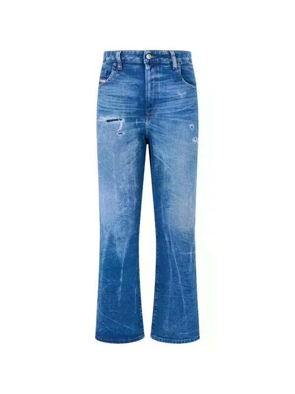 DIESEL® Distressed Flared-leg Jeans
