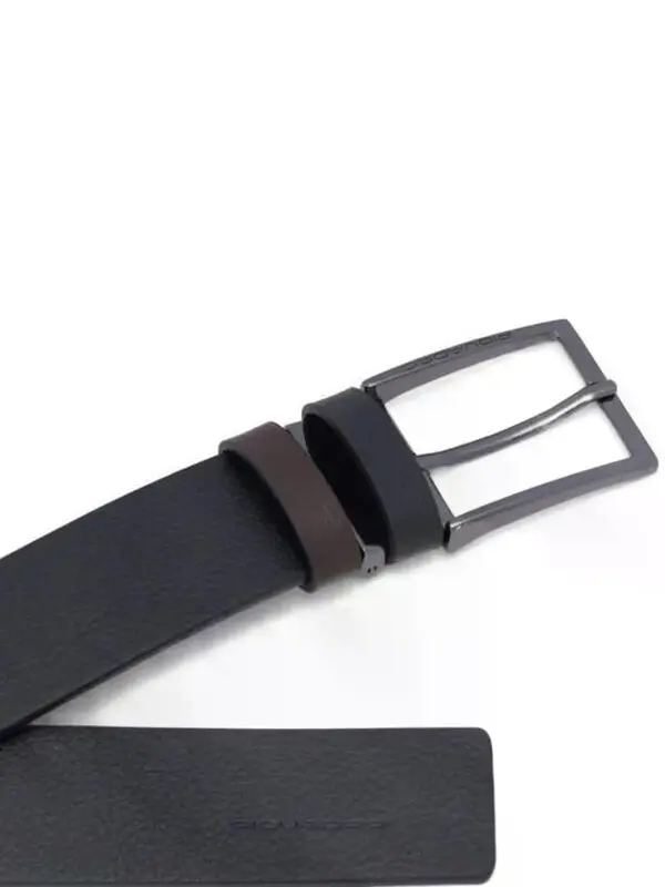 PIQUADRO Leather Belt With Pin-buckle Fastening