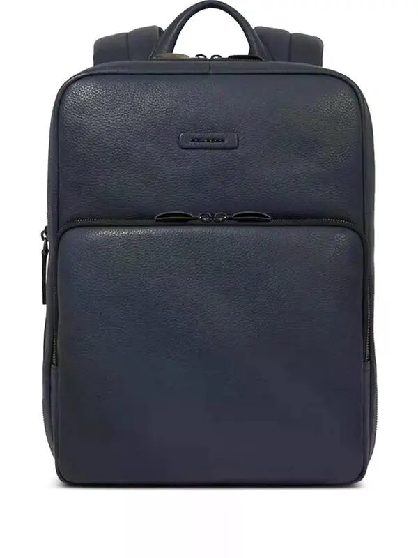 PIQUADRO Logo Plaque Backpack