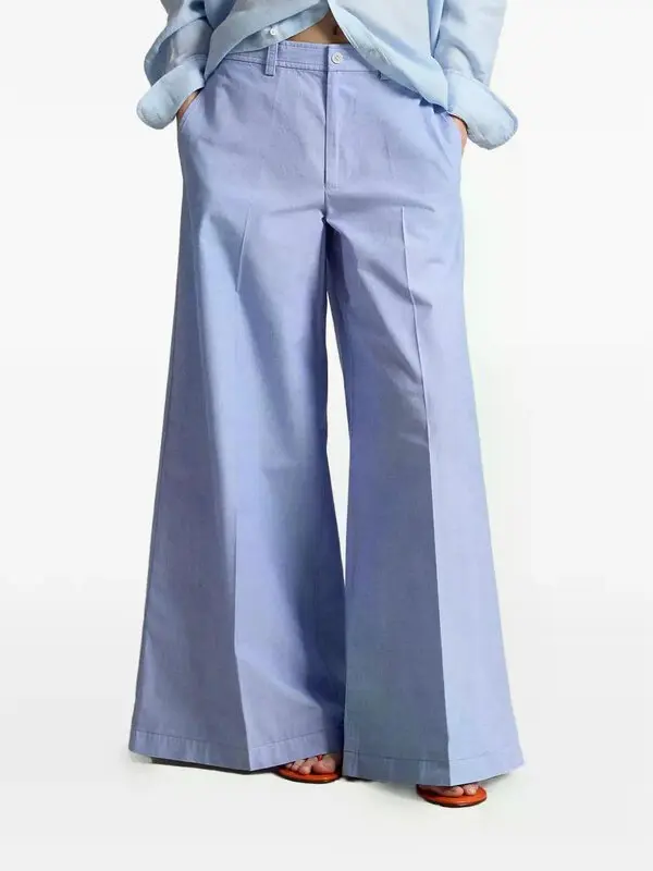 Polo Ralph Lauren Wide-leg Cotton Trousers