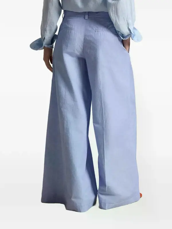 Polo Ralph Lauren Wide-leg Cotton Trousers