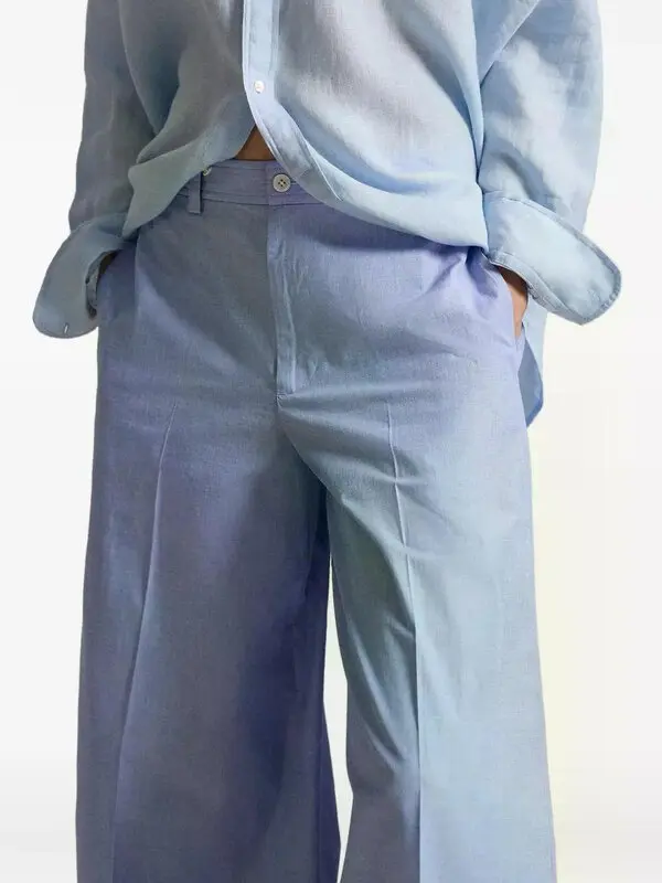Polo Ralph Lauren Wide-leg Cotton Trousers