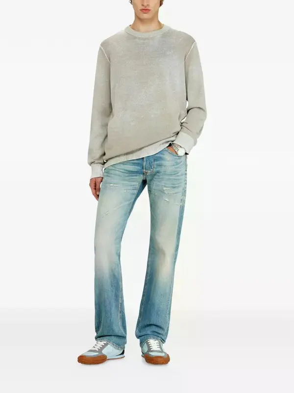 DIESEL® Logo Embroidered Cotton Jumper