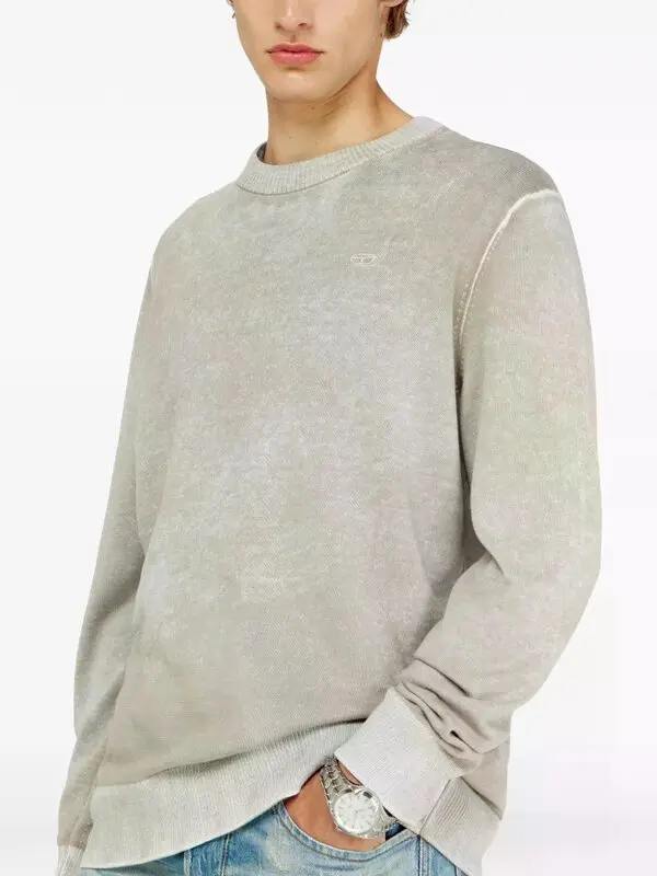 DIESEL® Logo Embroidered Cotton Jumper