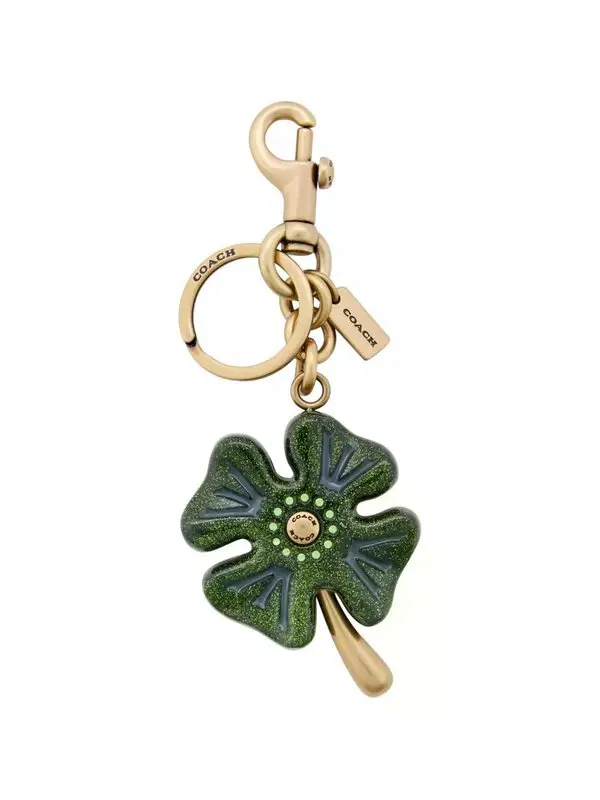COACH Four Leaf Clover Charm - Green