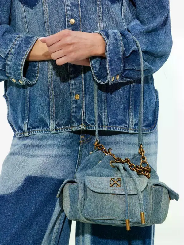 Off-White Dumbo.b Logo-plaque Bucket Bag