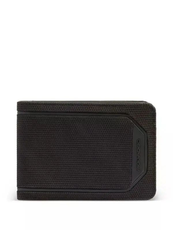 PIQUADRO Flip-up Id Window Wallet - Black