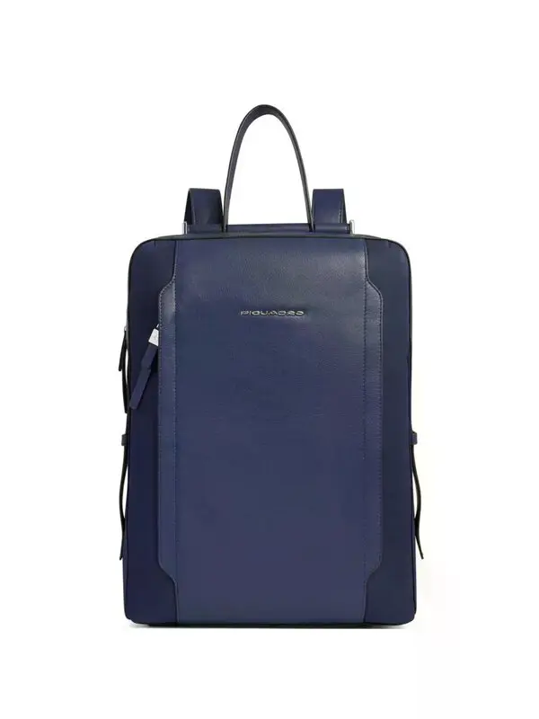PIQUADRO Leather-panelled Laptop Backpack